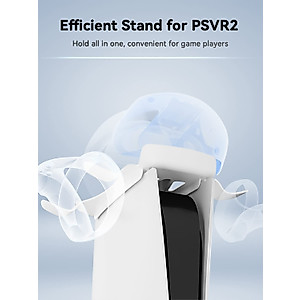 MOJOXR VR Headset Stand Controllers Holder Lens Cover for PSVR 2
