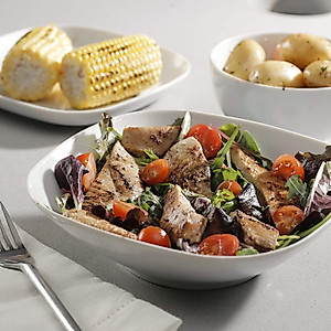 Electric Ceramic Titanium Skillet Jumbo,Deep Dish with Tempered Glass Vented Lid, Non-stick Coating,Convenient Easy Clean Up,12”x 12”