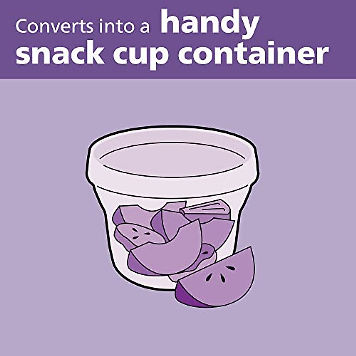 Philips AVENT Powder Formula Dispenser and Snack Cup, Grey, SCF135/18