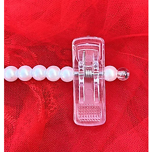 Aimeely 10" Pearl Adult Kids Pants Hangers Luxury Pack of 5 Non-Slip Metal Heavy Duty Party Daily Clothes Rack 1#