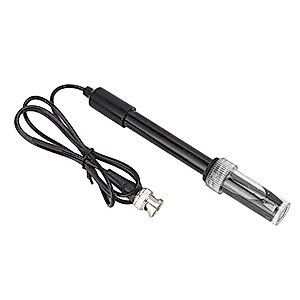PH Electrode Probe Connector, High Sensitivity BNC Electrode Probe Connector Black Small Portable Easy to Use for Aquariums
