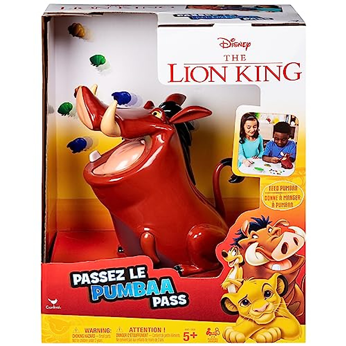 Spin Master Games Disney Lion King Pumbaa Pass Game for Families, Teens, and Adults
