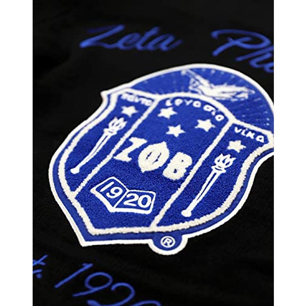 Zeta Phi Beta M7 Button Down Sweater [XL] Black