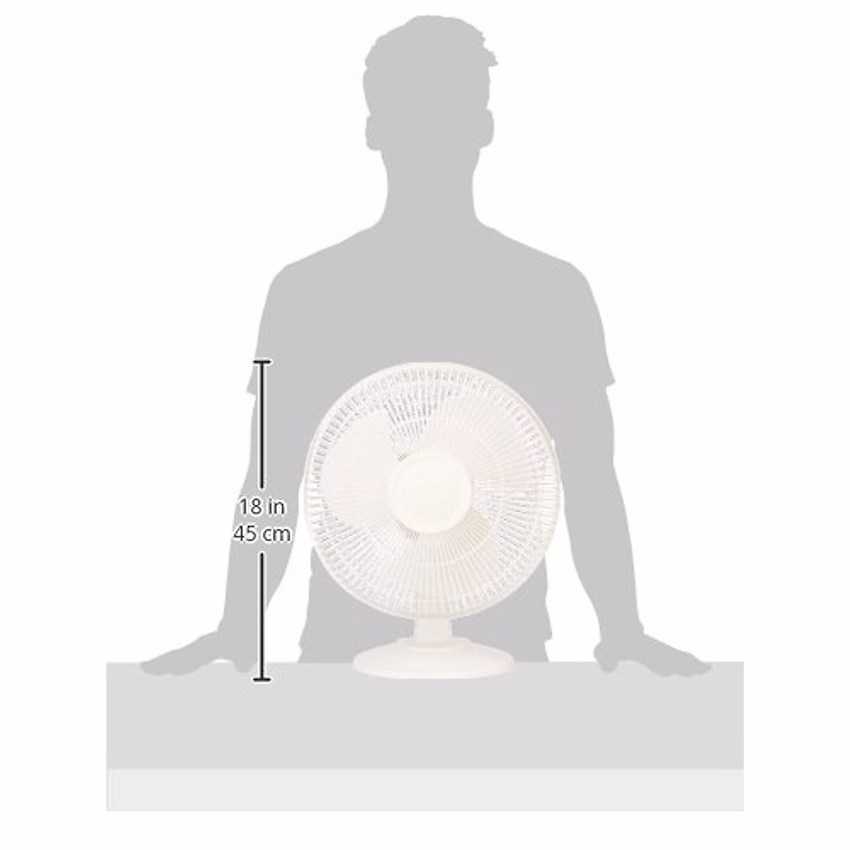 Lasko 3-Speed 12" Table Fan - White