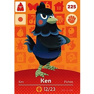 Nintendo Animal Crossing Happy Home Designer Amiibo Card Ken 225/300 USA Version