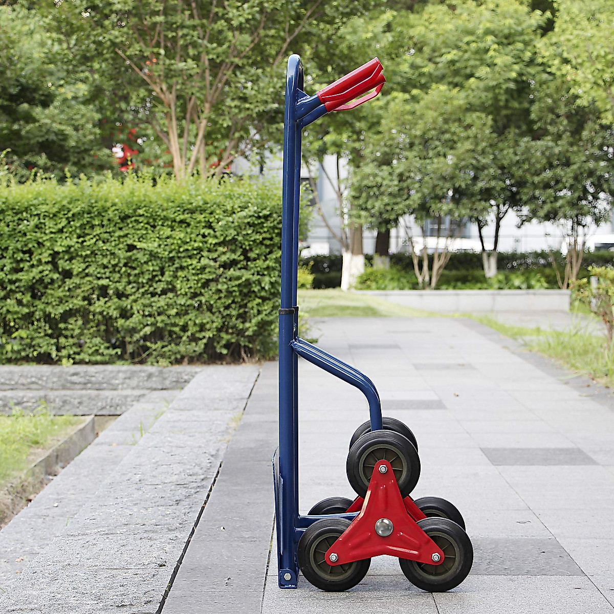 Stair Climbing Cart Portable Climbing Cart Stair Climbing Hand Truck Heavy Duty Warehouse Appliance Cart,Hand Truck Cart, Portable Dolly Cart with Wheels for Moving,Shopping,Travel 65 x 48 x 114CM