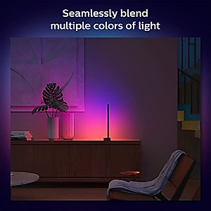 Philips Hue Bridge + Gradient Signe Table Lamp, Compatible with Alexa, Apple HomeKit and Google Assistant, Black