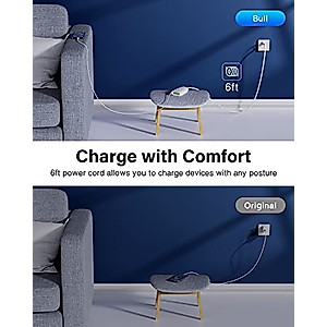 USB C Charger, LDNIO 65W PD Fast USB C Wall Charger, 6-Port USB C Charging Station with PD3.0+QC4.0 Compatible with MacBook Pro/Air, iPhone 14/13/12 Pro Max, iPad Series, Laptops, Samsung and More