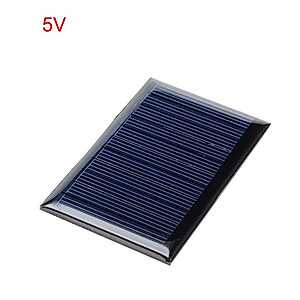 uxcell 5Pcs 5V 70mA Poly Mini Solar Cell Panel Module DIY for Light Toys Charger 80mm x 45mm