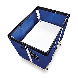 Basket Truck Spring Lift, 12 bu, white