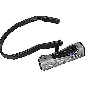 ORDRO EP7 4K 60FPS Camcorder Head-Mounted Video Camera, Wi-Fi APP Control, 2-Axis Gimbal Stabilizer with Remote Control,64GB Micro SD Card