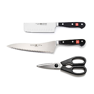Wusthof Classic Offset Deli Knife, 8-Inch, Black, Stainless Steel