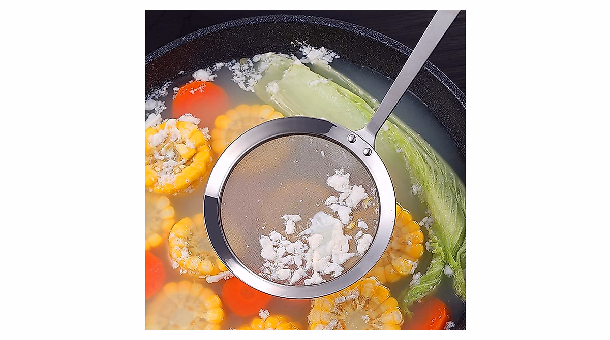Stainless Steel Skimmer Spoon for Healthy Cooking