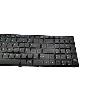 New Laptop Replacement Gaming Keyboard for Clevo Sager P650 P650SE P655SE NP8652 NP8650 NP8670 NP8671 MP-13H83USJ430B 6-80-P6500-013-1 US Layout with Backlight