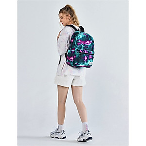 HotStyle TRENDYMAX Galaxy Backpack for School Girls, Boys & Kids, Green
