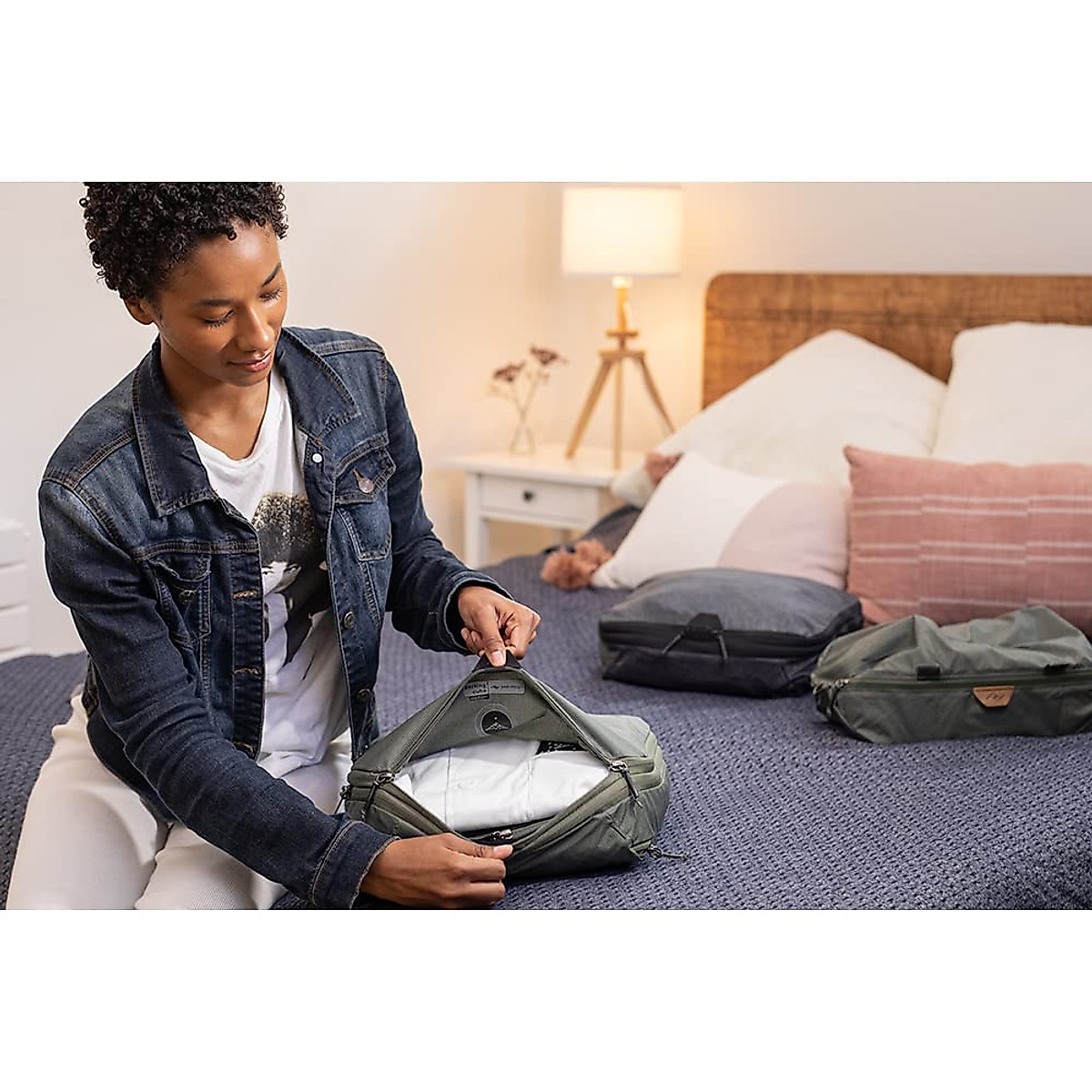 Peak Design Packing Cube Medium for Quick and Efficient packing (Sage)