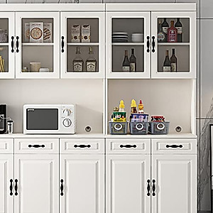 Neadas Gray Small Plastic Storage Basket, 6 Packs