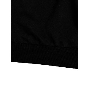 SweatyRocks Women's Hoodie Tops Casual Long Sleeve Graphic Tunic Sweatshirts Top Moon Print M