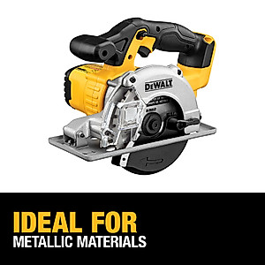 DEWALT 20V MAX* 5-1/2-Inch Circular Saw, Metal Cutting, Tool Only (DCS373B)