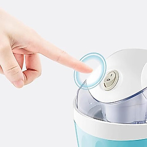 Ice Cream Maker Ice Cream Machine Home Made Fruit Yogurt Ice Cream Machine Fully Automatic Small Ice Cream Machine DIY Ice Cream Machine (Color : Brass)