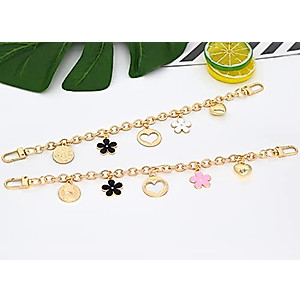 HOSBY Bag Charm Handbag Chains Decoration for Women, Sparkling Pendant Accessories for Purse Designer Shoulder Bag (B)