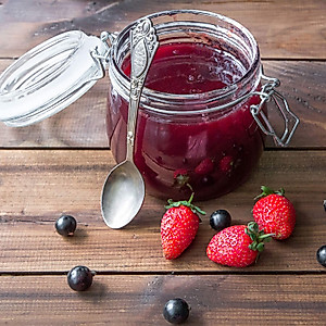 12 Pieces Replacement Silicone Gasket Seals for Jars, Leakproof Airtight Silicone Gasket Sealing Rings, 3.75 x 3.75 Inches, for Glass Clip Top Jars 0.35/0.5/1/ 1.5/2 Liter Canning Jar (Translucent)