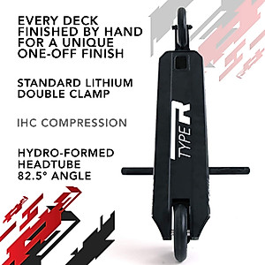 Type R Complete Pro Scooter - Pro Scooters - Pro Scooters for Adults/Pro Scooters for Kids - Quality Scooter Deck, Pro Scooter Wheels, Pro Scooter Bars - Awesome Colors (Matte Black)