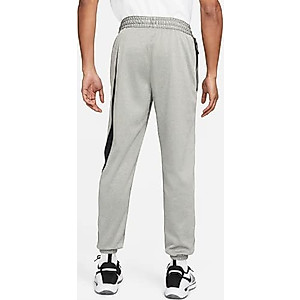 Nike "Therma" Men's Basketball Pullover Hoodie (DM0992-063) Dark Grey Heather/Black, Size: Large