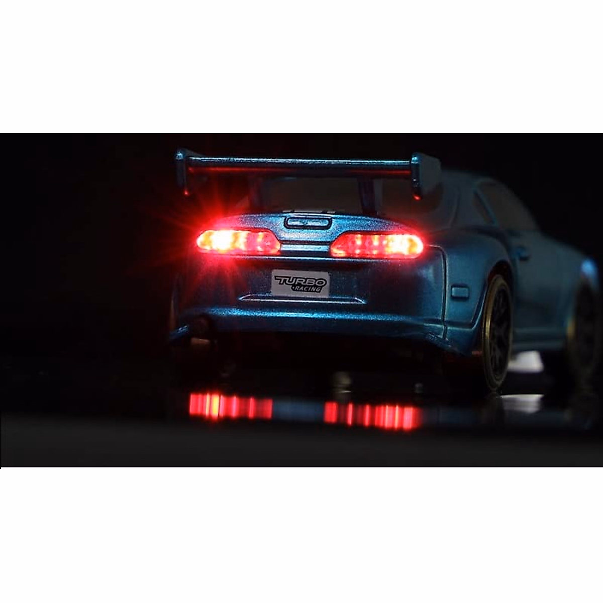 1:76 Turbo Racing C61/C62/C63 Remote Control Drift Car 2 Wheel Drive 2WD Scale 1:76 Proportional RTR Kit Toys (C61)