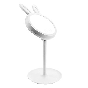 FQYYDD Illuminated Makeup Mirror Double-Sided Led Light-Emitting Mirrors Adjust Brightness To Intelligent Touch Usb Charging