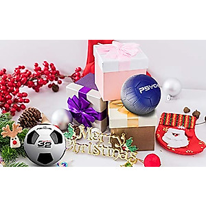 Wisdom Leaves Soccer Ball Size 4 for Kids Youth Match Play Games or Training Indoor Outdoor Backyard and Pack