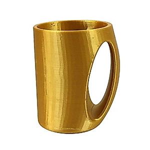 Silk Gold PLA Filament 1.75 mm 3D Printing Filament 1KG 2.2LBS Spool 3D Printer Material Shine Silky Shiny Metallic Metal CC3D Silk PLA Gold Filament