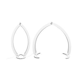 Jectse Half Moon Desk Lamp, 28 Inch Nail Desk Lamp LED Half Moon Light Nail Light with 10 Brightness and 7 Colors, Dimmable Half Moon Lamp for Nails Lash Extension Tattoo (US Plug)