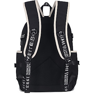 Roffatide Anime Blue Lock Laptop Backpack with USB Charging Port Yoichi Isagi Rucksack with Printed Wanima Backpack for Men Women Seishiro Nagi Graphic Travel Yor Backpack D