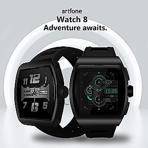 artfone Smart Watch for Men & Women, Fitness Activity Trackers and Smartwatches, Heart Rate Monitor Step Counter Blood Pressure Fitness Watch with Answer/Make Call, Alexa Built-in for Android iOS