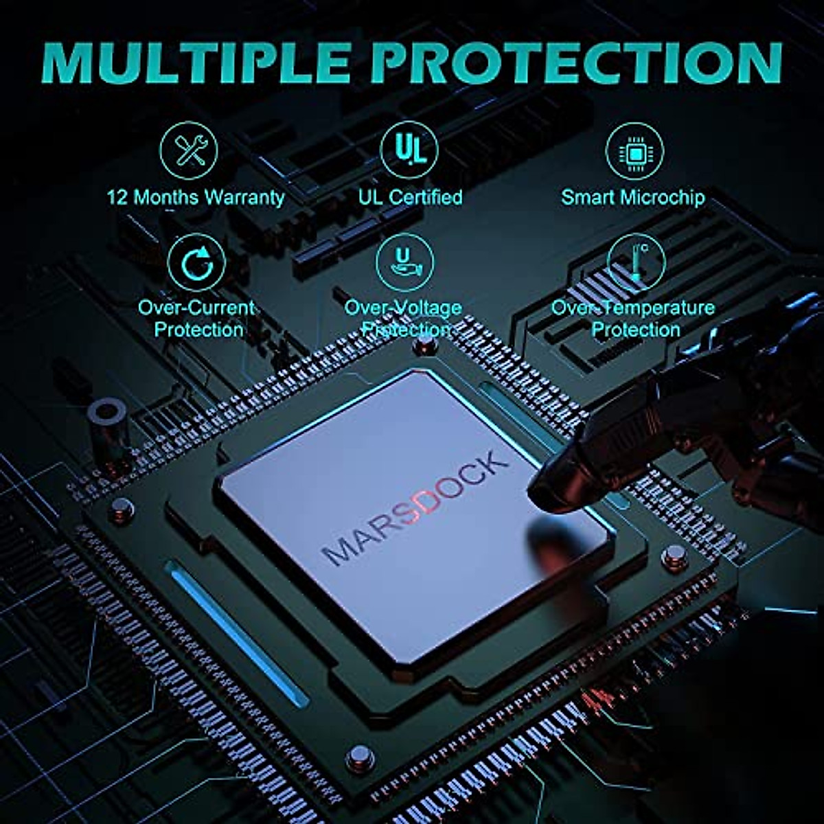 65W Surface Pro Laptop Charger for Microsoft Surface Pro 9, 8, 7+, 7, 6, 5, 4, 3, X, Windows Surface Laptop 5, 4, 3, 2, 1 Studio, Surface Go Tablet, Surface Book 3, 2, 1, Support 44W, 36W, LED, 10FT