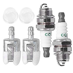 Air Filter Fuel Spark Plug Repower Tune-Up Kit Fits Echo Backpack Leaf Blower 2 Stroke Engine PB-403 PB-403H PB-403T PB-413 PB-413H PB-413T PB-500H PB-500T PB-580H PB-580T PB-620 PB-650 PB-650H