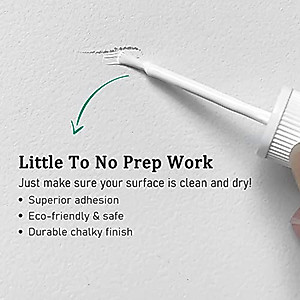 Multi-Surface Touch Up Paint, Waterproof and Quick Drying, Brush in Bottle, for Appliance and Home Repairs, Walls, Porcelain, Satin Finish, Tub, Cabinets, Furniture, Metal, Super Adhesion, 1.5 Fl Oz(Perfect White)