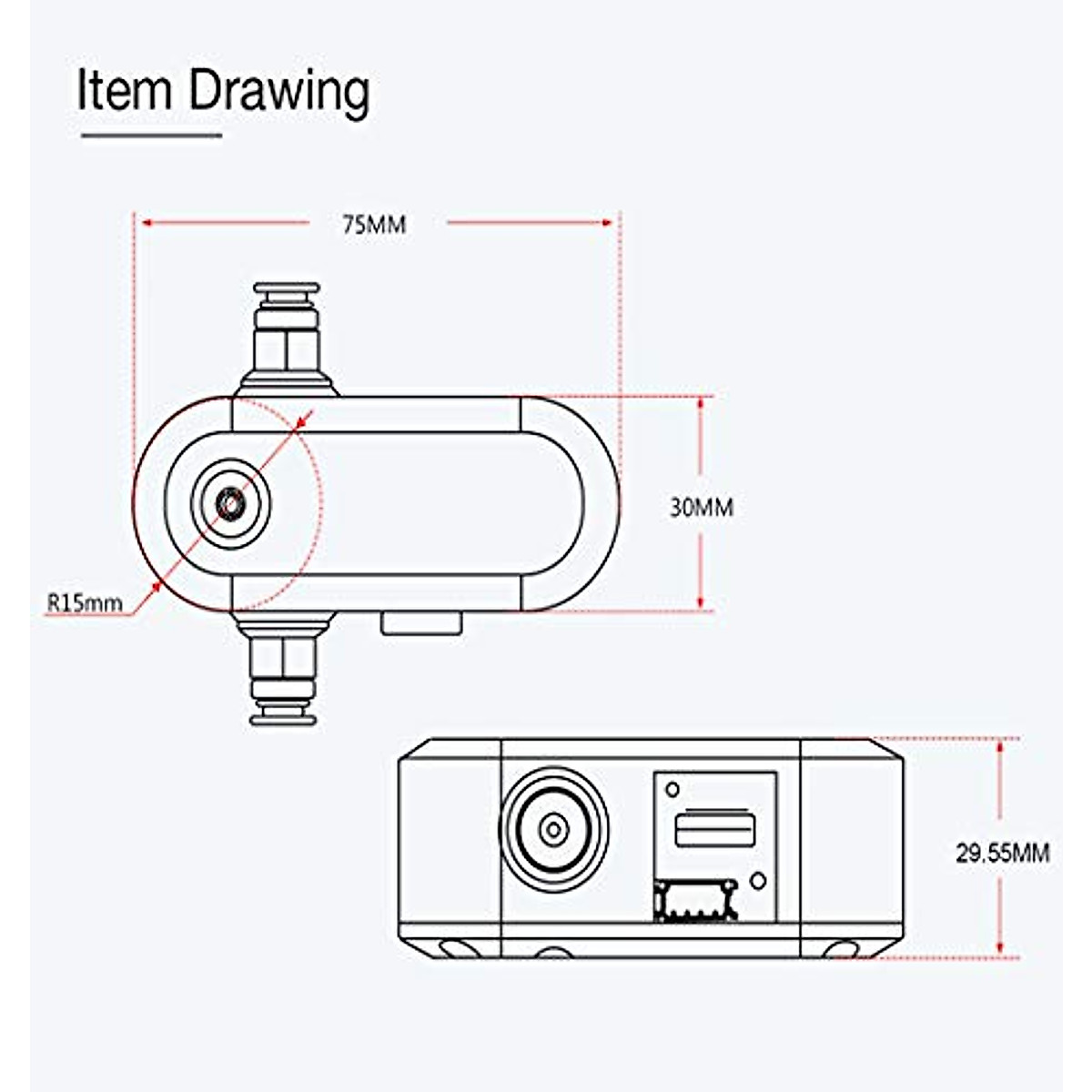 BIGTREETECH Direct SFS Smart Filament Sensor, 1.75mm PLA Filament Runout Sensor/Filament Break Detection Sensor Compatible with SKR Mini E3 V2.0, SKR Mini E3 V3.0, Octopus V1.1 Control Board