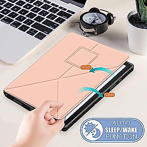 Stand Tablet Cover Compatible with Samsung Galaxy Tab A8 2021 SM-X200 Tablet Case,Slim Stand PC Hard Back Shell Protective Smart Cover Case,Multi-Viewing Angles Folio Case Cover Auto Sleep/Wake ( Colo