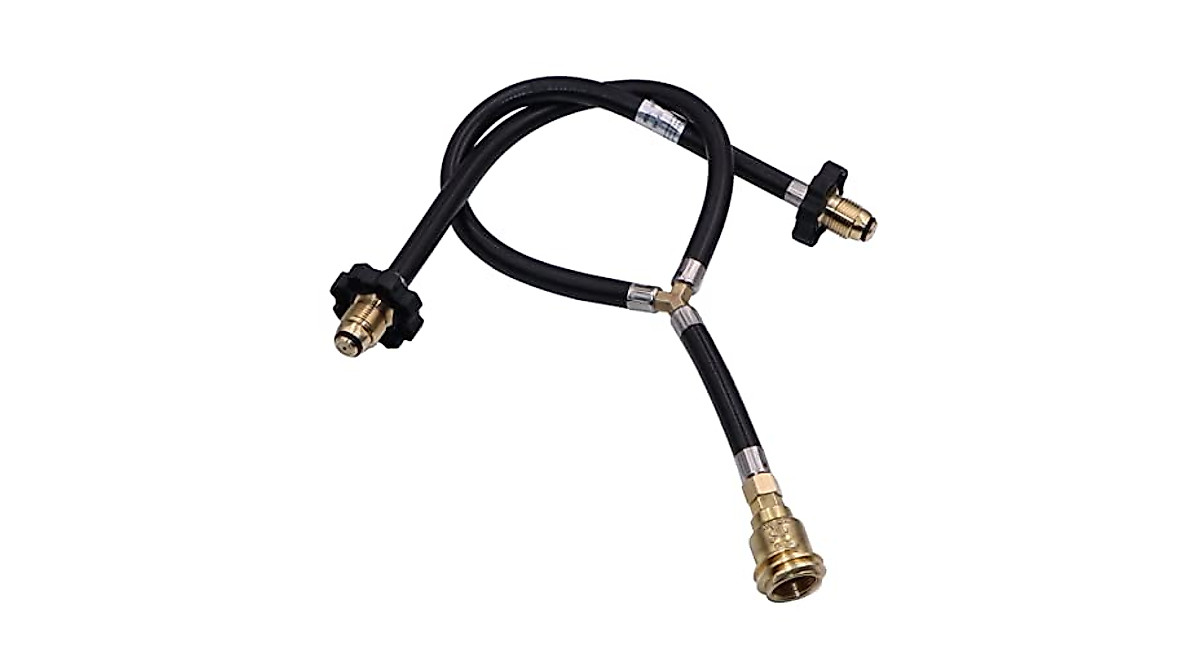 Connect 2 Propane Tanks: METER STAR Y Splitter Kit 350PSI