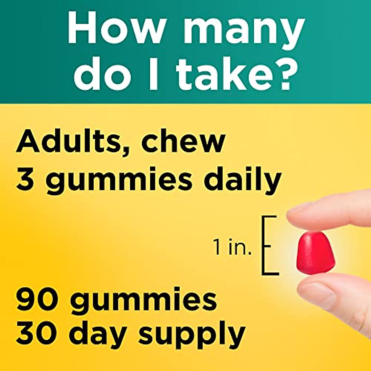 Nature Made Fiber 6 g, Dietary Supplement for Digestive Health Support, 90 Fiber Gummies, 30 Day Supply