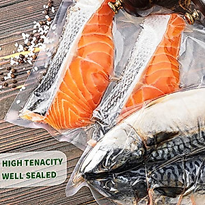 Happy Seal Vacuum Sealer Bags 11x50 Rolls 4 Pack for Food Saver, Seal a Meal, BPA Free, Commercial Grade, Great for Vac Storage, Meal Prep or Sous Vid