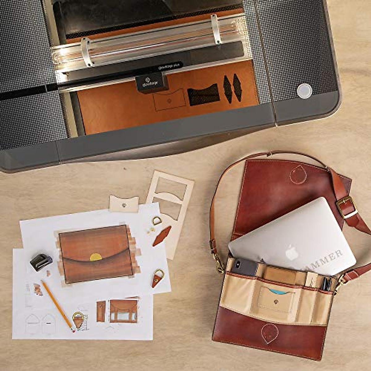 Glowforge Plus 3D Laser Printer – The Fast, Easy, and Powerful Tool for Wood, Leather, Craft, Paper, Fabric, and DIY. The Ultimate Hobby Laser Cutting & Engraving Machine