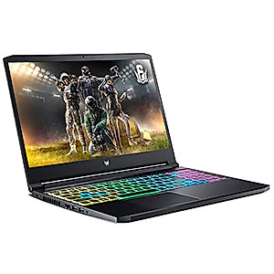 2023 Acer Predator Triton300 Gaming Laptop 15.6" FHD IPS 144Hz Intel 8-Core i7-11800H NVIDIA RTX3060 6GB 64GB DDR4 2TB NVMe SSD Killer WIFI 6 HDMI m-DP Thunderbolt4 RGB Backlit Windows 11 Pro w/RE USB