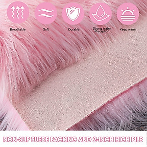 WLLHYF 10 Inches Mini Square Faux Fur Rug， Small Fluffy Area Rug Cushion for Living Room Sofa Bedroom Floor Soft Square Chair Cover Seat Pad Nail Mat for Photographing Background of Jewelry