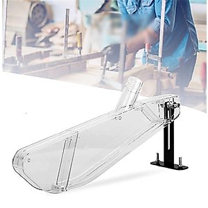 Table Saw Dustproof Cover, Acrylic Protection Saw Blade Case, Dispensing Knife Universal for 4-10 Inch Table Saw & Other Saws Woodworking Safety Shell