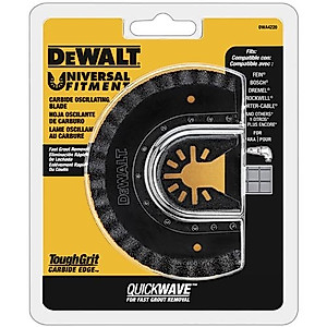 DEWALT 20V MAX XR Oscillating Multi-Tool Kit with Grout Removal Blade (DCS356D1)