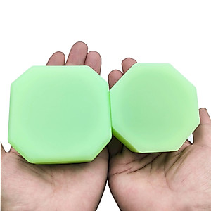 vitakiwi 223ml Large Silicone Wax Concentrate Container Non-stick Food Storage Jar, Glow In The Dark (2)