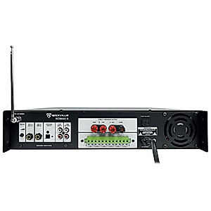 Rockville RCS650-6 650w 6 Zone 70v Commercial/Restaurant Amplifier Bundle with (20) Rockville Wet-D4 White Dual 4" Speakers
